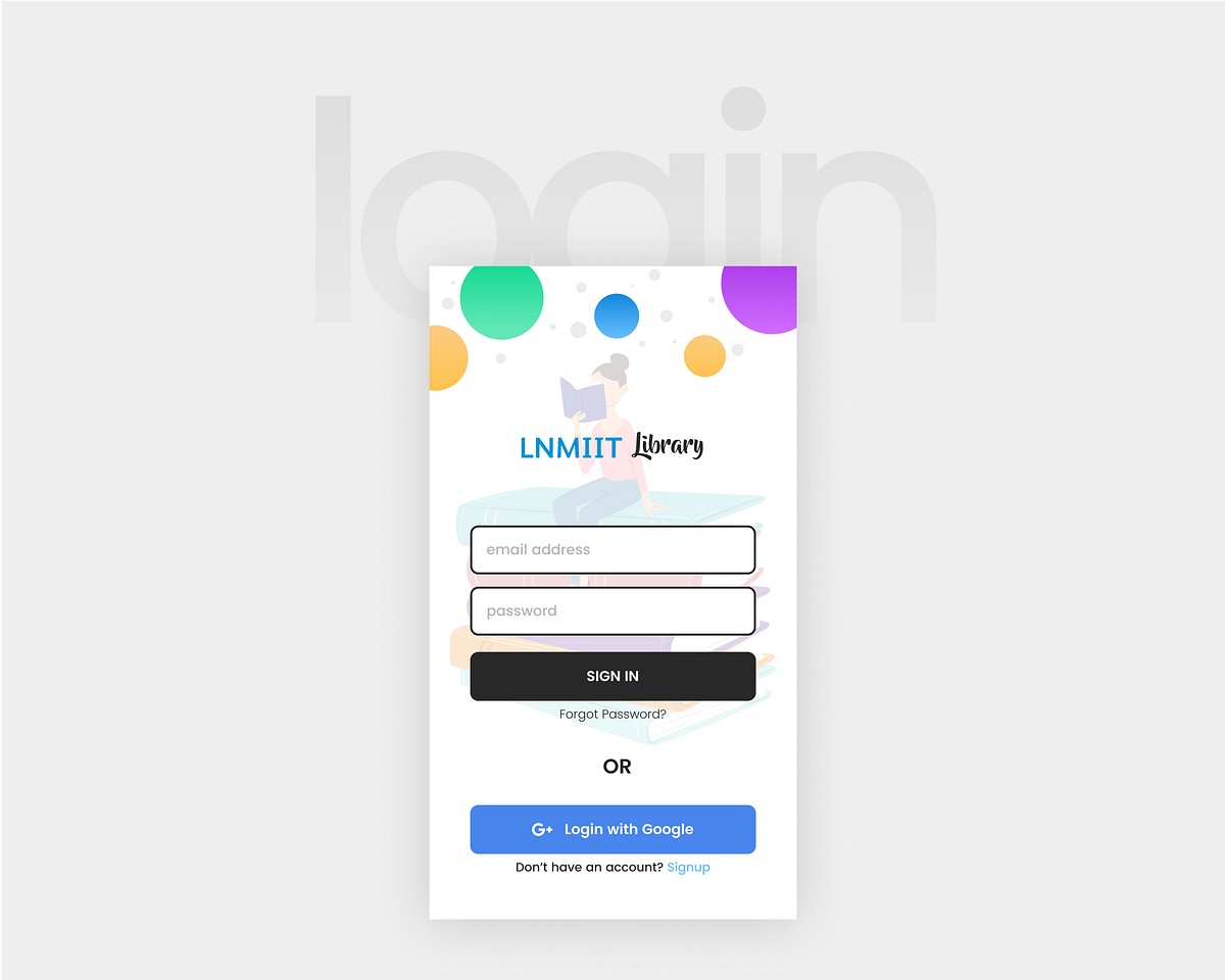 Case Study : Mobile App Design for College Library | by Vishal Jain ...