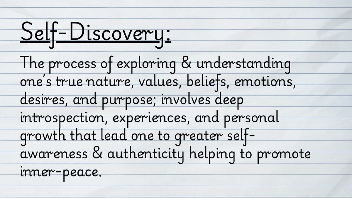 3 In Depth Self-Discovery Practices | by Zandria Creatrix | Feb, 2025 ...