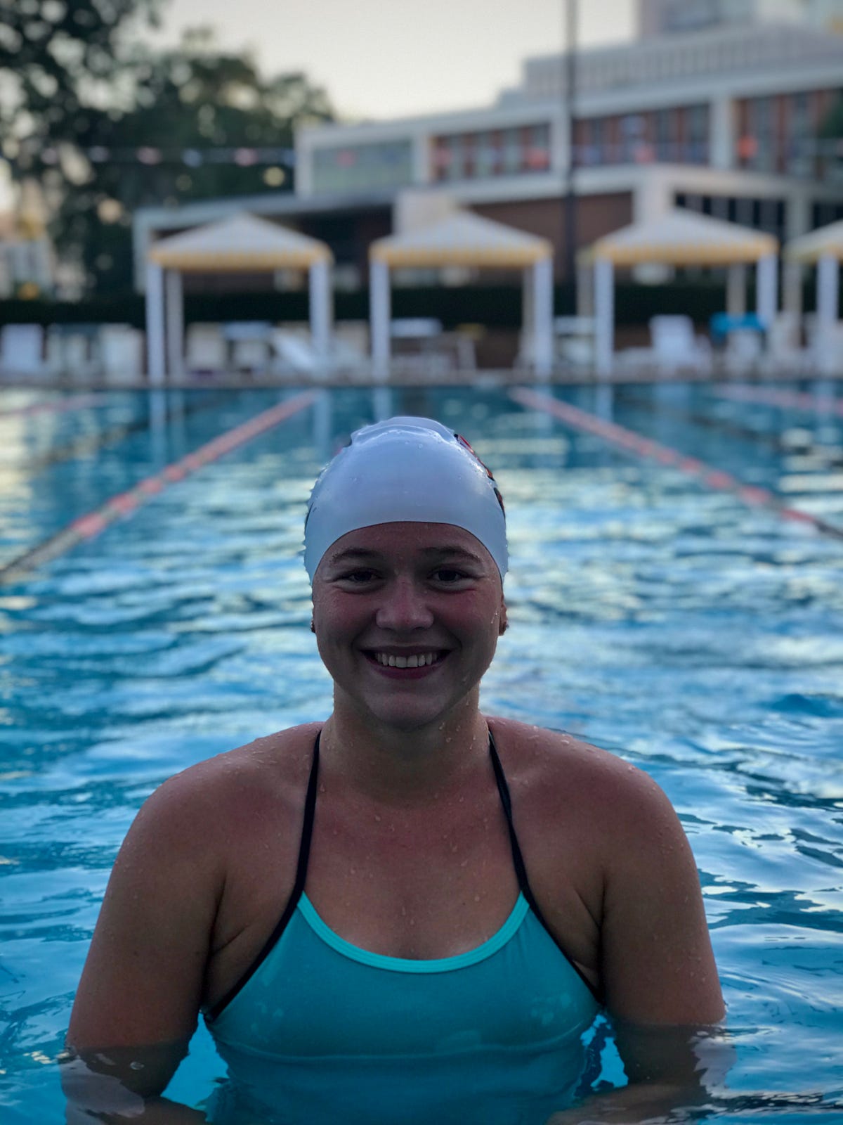 Lara Wiedemann is a swimmer for the University of Tampa, competing in ...