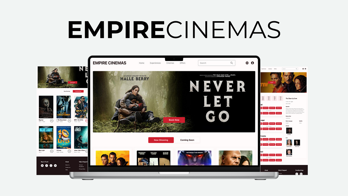 Project 3 Case Study: Redesign Empire Cinema’s Website | by Wasayf ...