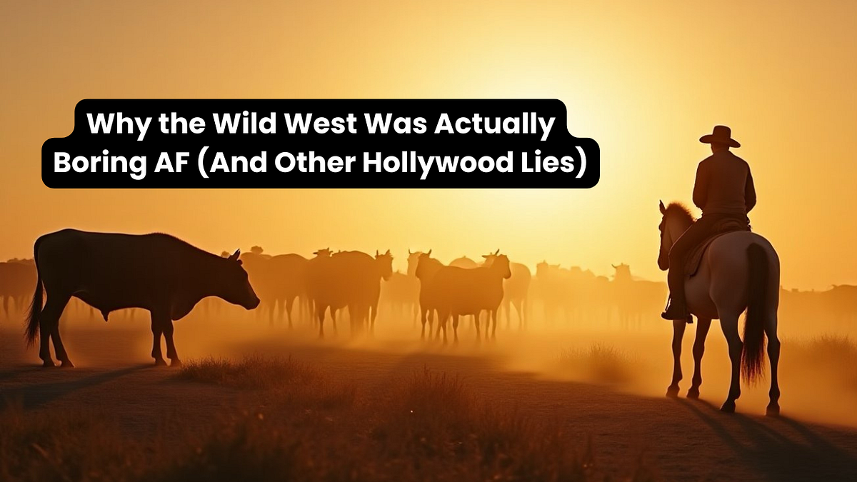 Why the Wild West Was Actually Boring AF (And Other Hollywood Lies ...