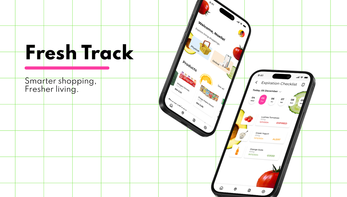 Fresh Track: A UI/UX Project showcase a smart and easy way to do grocery. | by yikhye | Dec ...