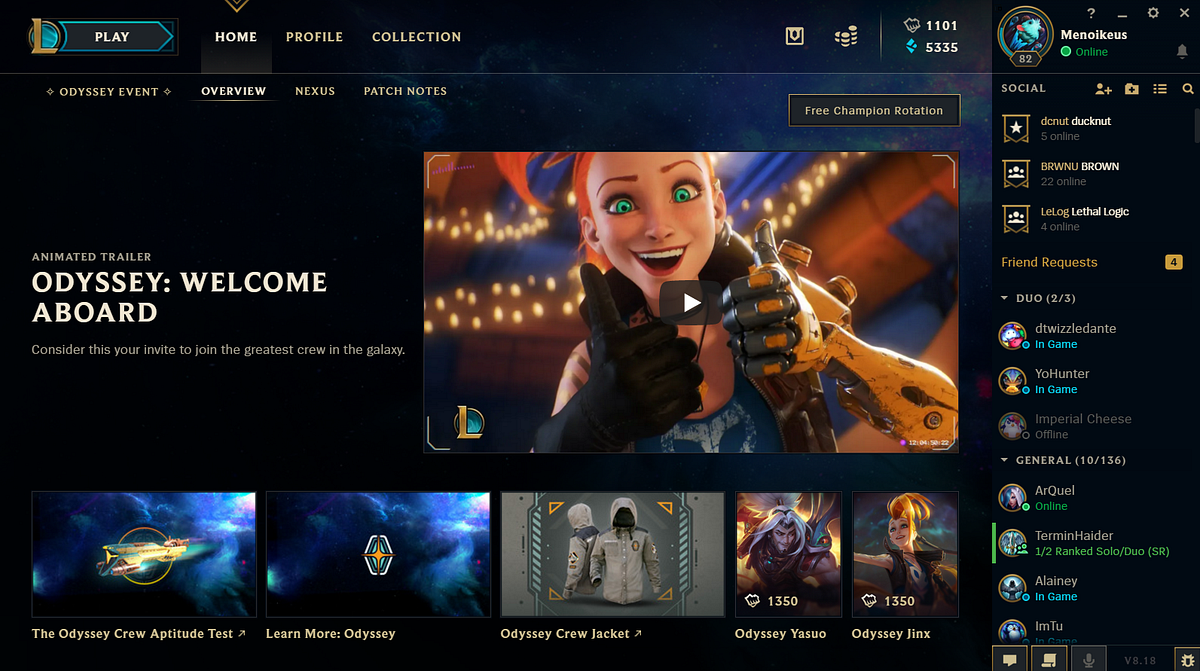 The UI of League of Legend’s Client | by Dat-Thanh Nguyen | Medium