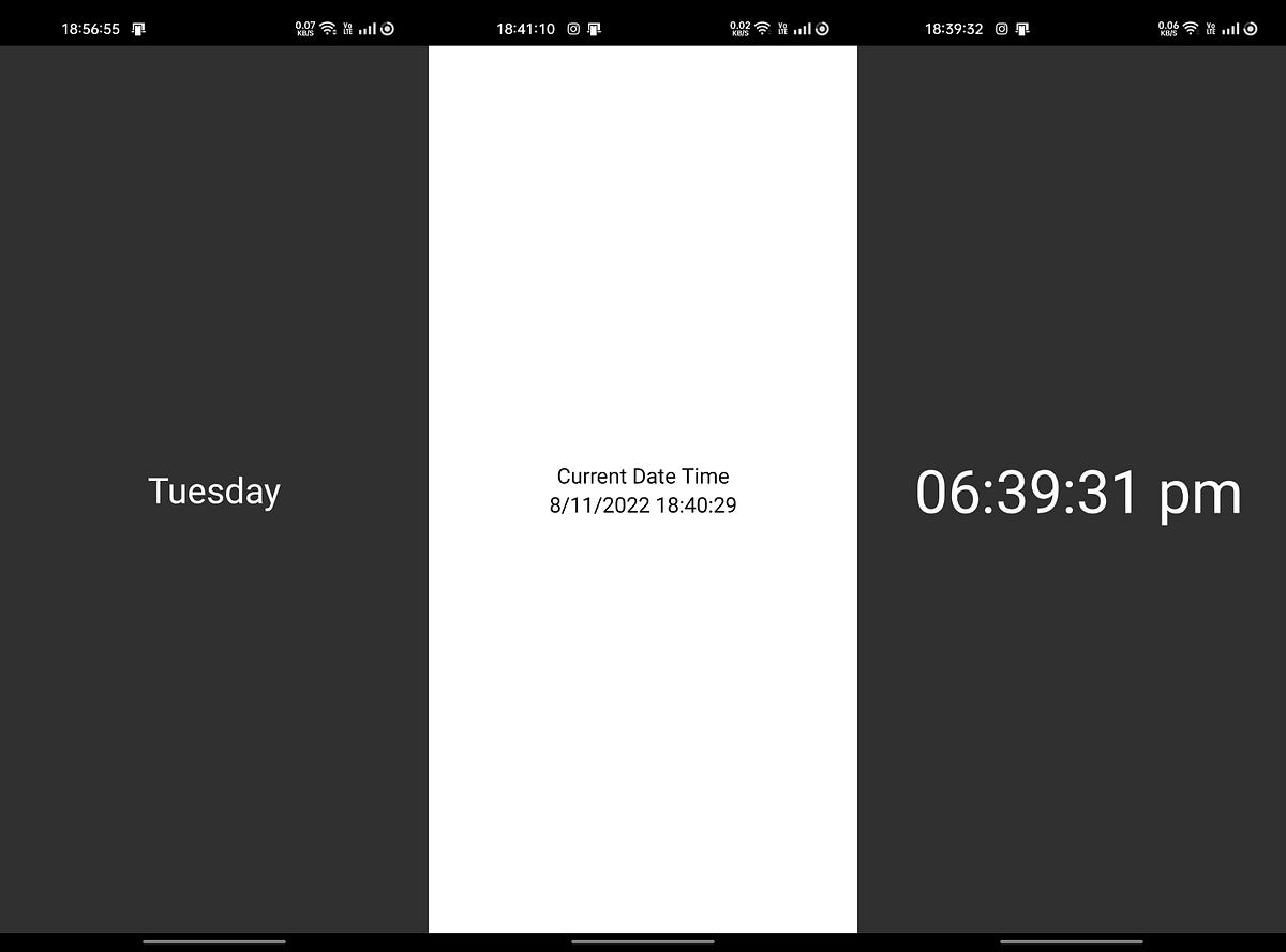 Date, Day, and Time in React-Native - Harishseervi - Medium