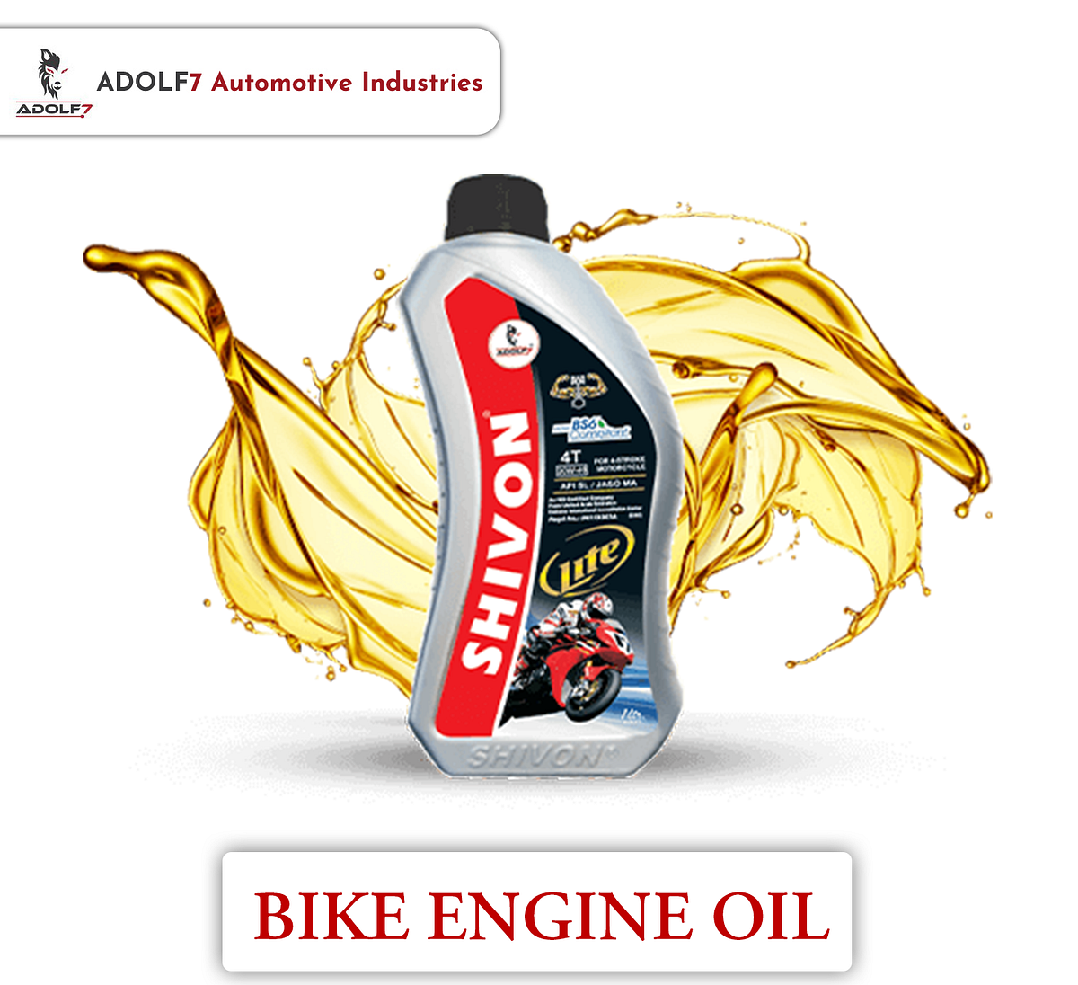 Bike Engine Oil Manufacturers - ADOLF7 Automotive Industries Pvt. Ltd ...