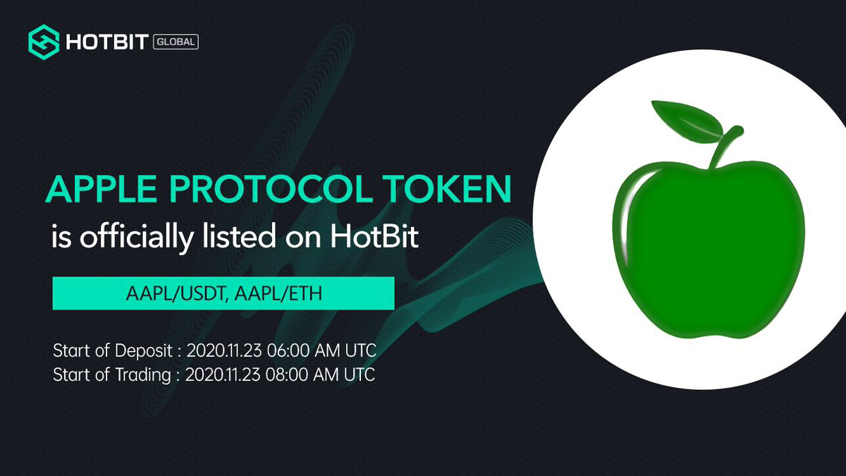 Get 10 AAPL(250$) and 1 AAPL each refer (Listed Hotbit) - Hows To Top - Medium
