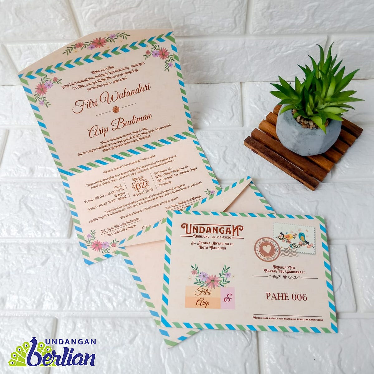 8 Desain Undangan Pernikahan Unik | by Digital Marketing Berlian ...