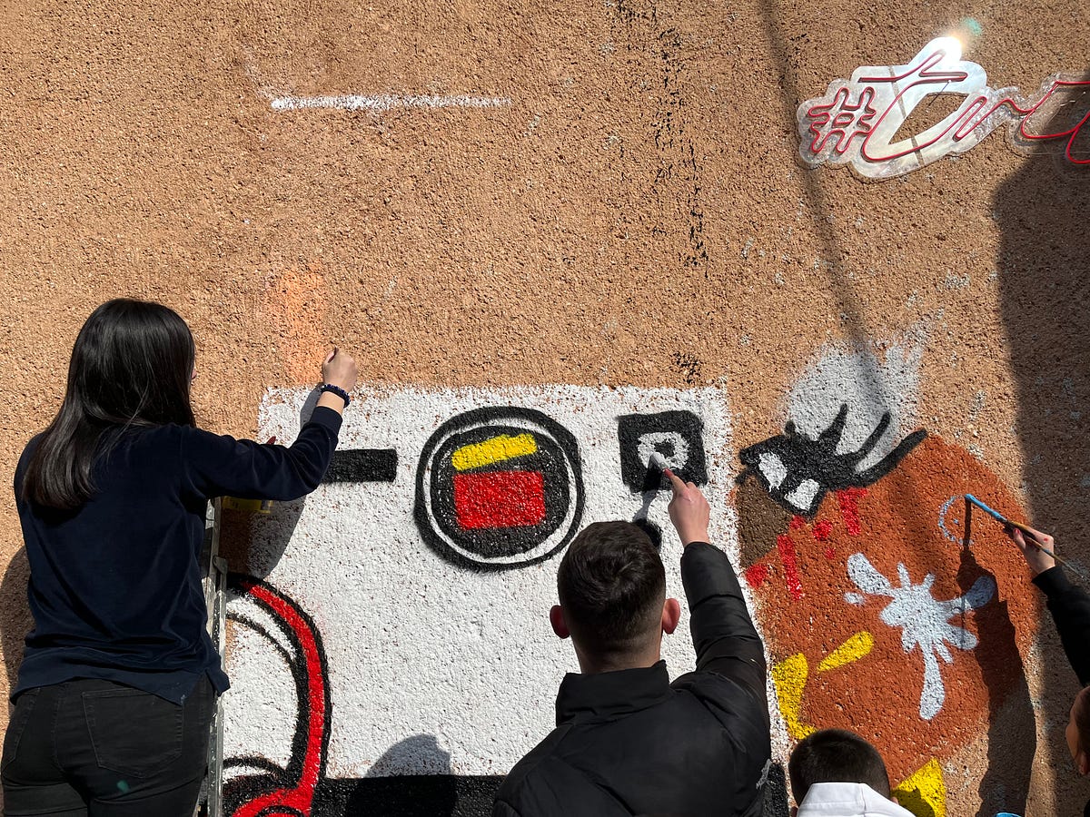 Artists of the future: graffiti day with T’RIT | by raysalbania | Medium