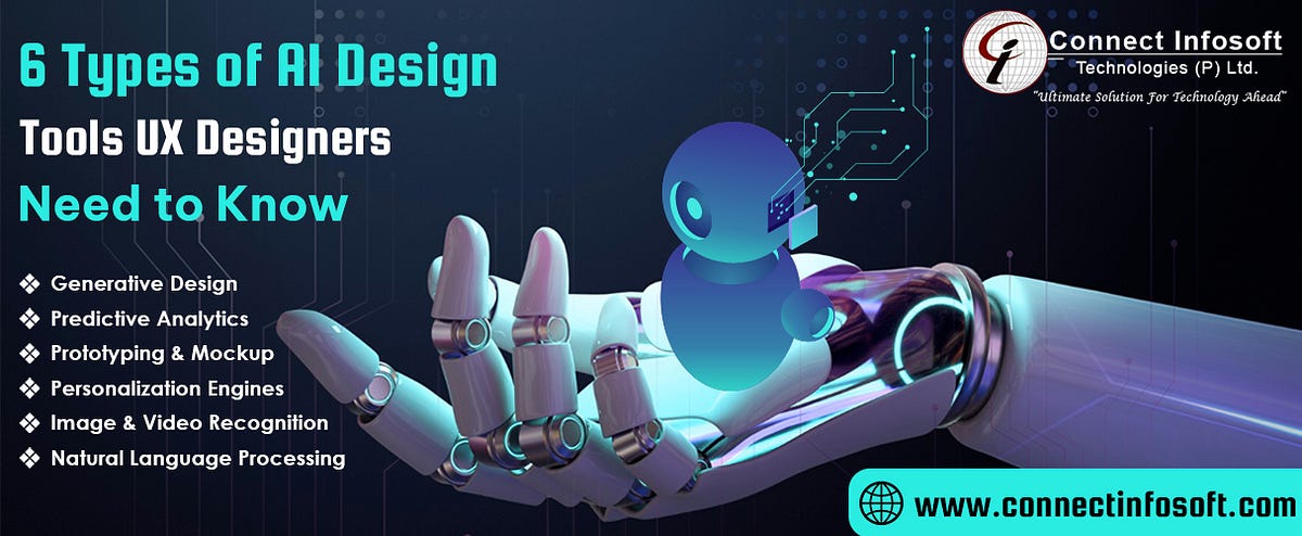 6 Types of AI Design Tools UX Designers Need to Know-Connect Infosoft - Connect Infosoft - Medium