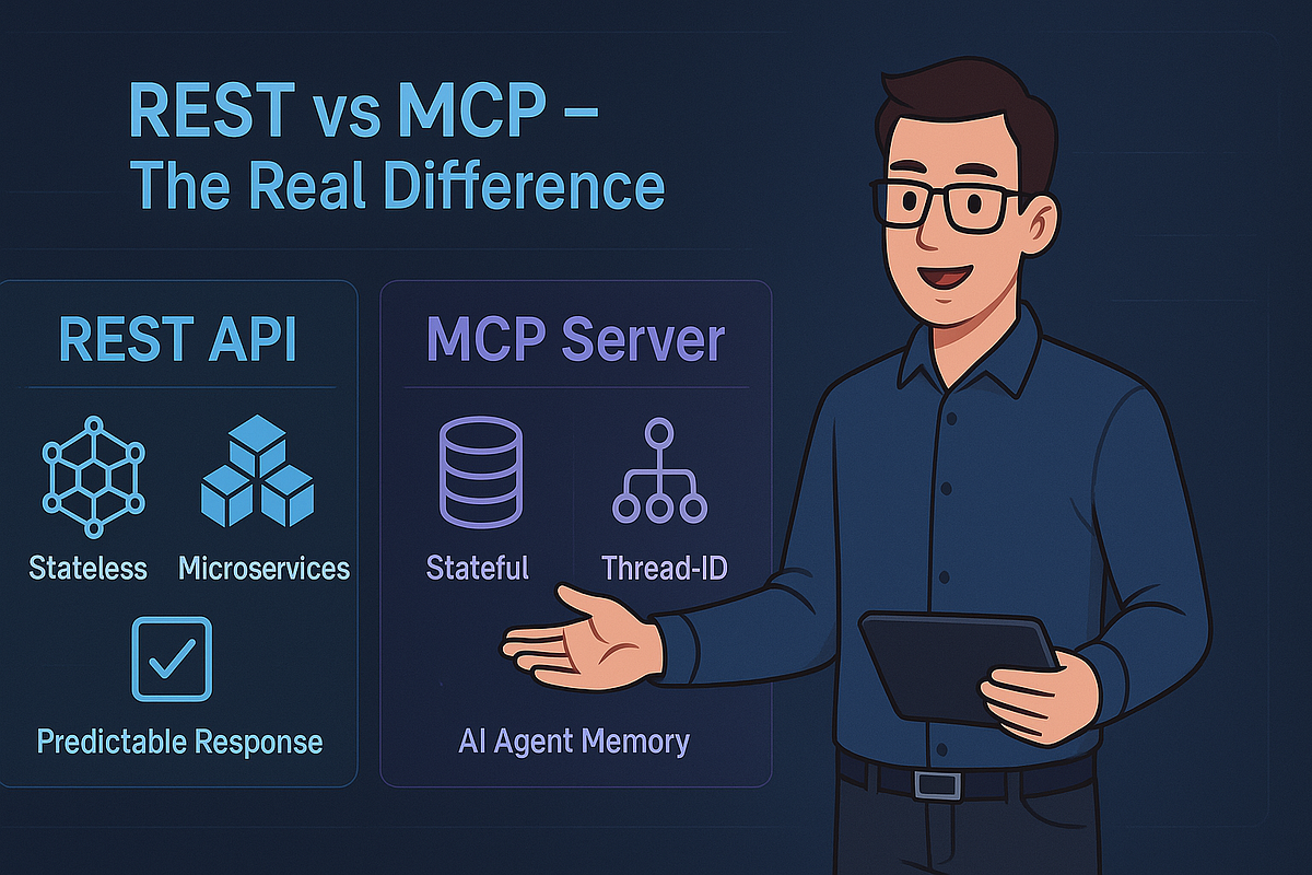 REST API vs MCP Server for LLM Workflows: What’s the Real Difference? | by Kramiknakrani | Medium