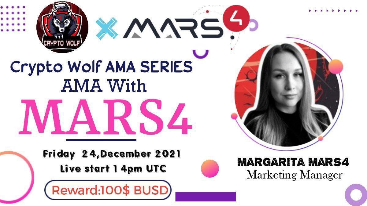AMA With crypto Wolf ×MARS4. AMA RECAP | by Crypto Wolf Community | Medium