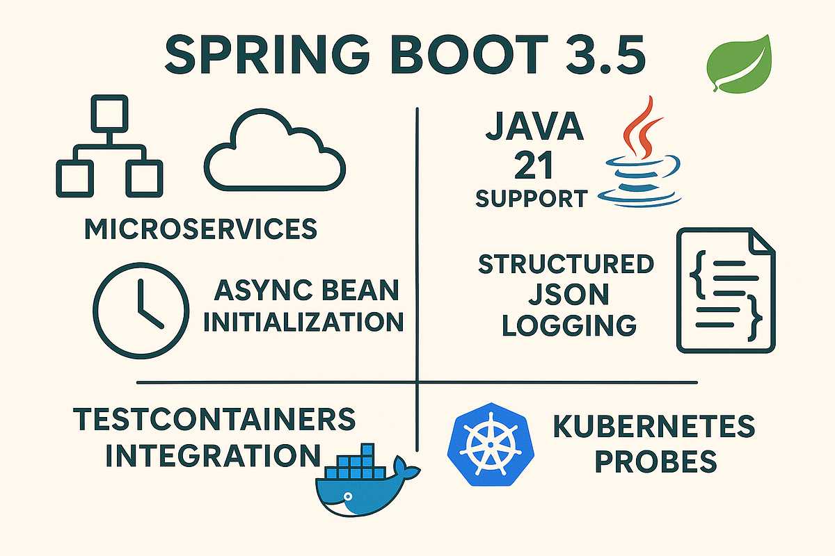 Part 2: What’s New in Spring Boot 3.5: Java 21 Support, Async Beans, Structured Logging, and ...