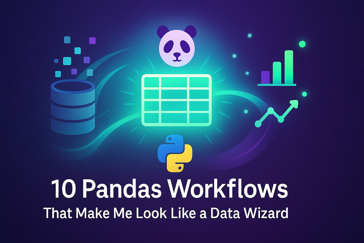 10 Pandas Workflows That Make Me Look Like a Data Wizard | by Hash Block | Sep, 2025 | Medium