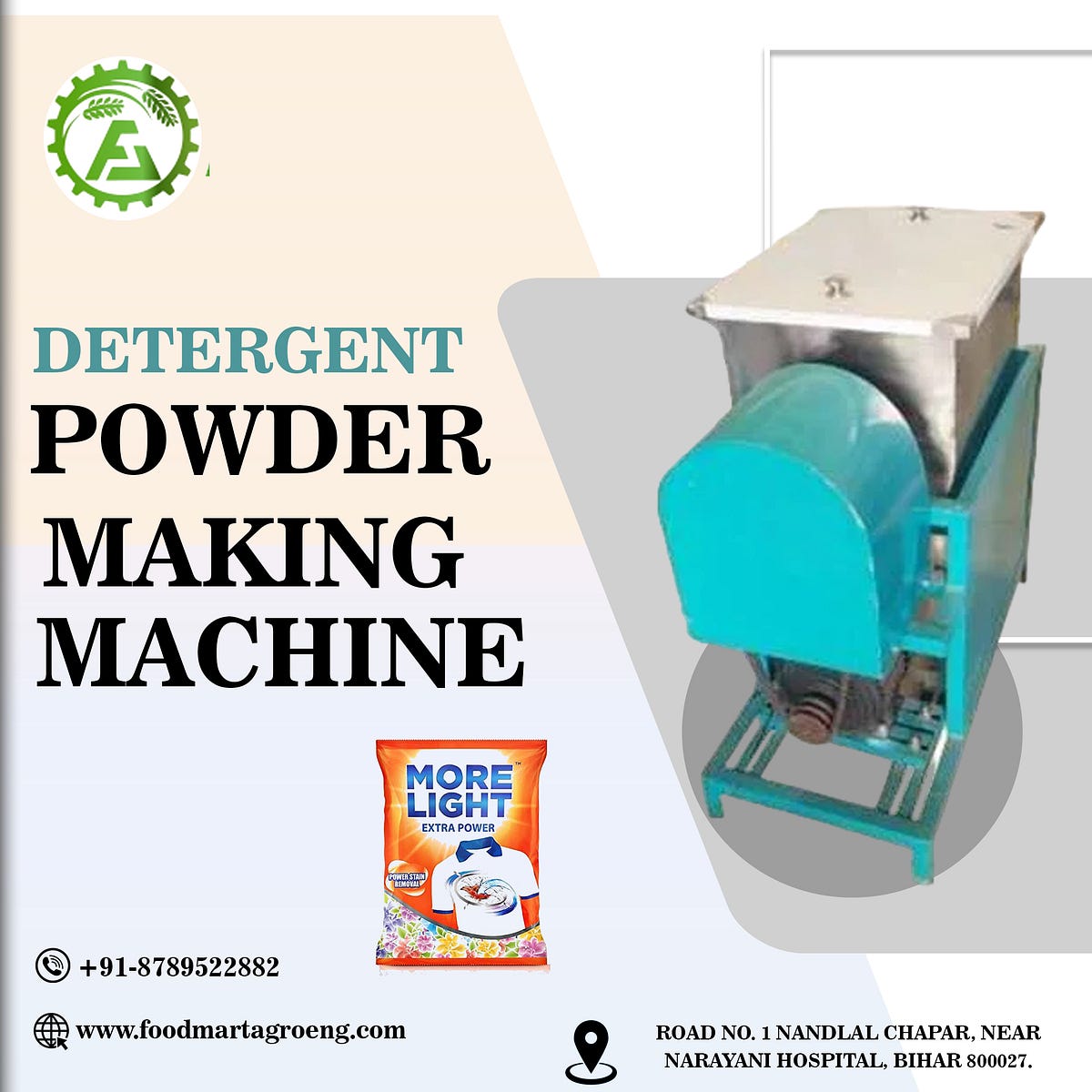 Detergent Powder Making Machine Patna | by Foodmart Agro Engineering ...