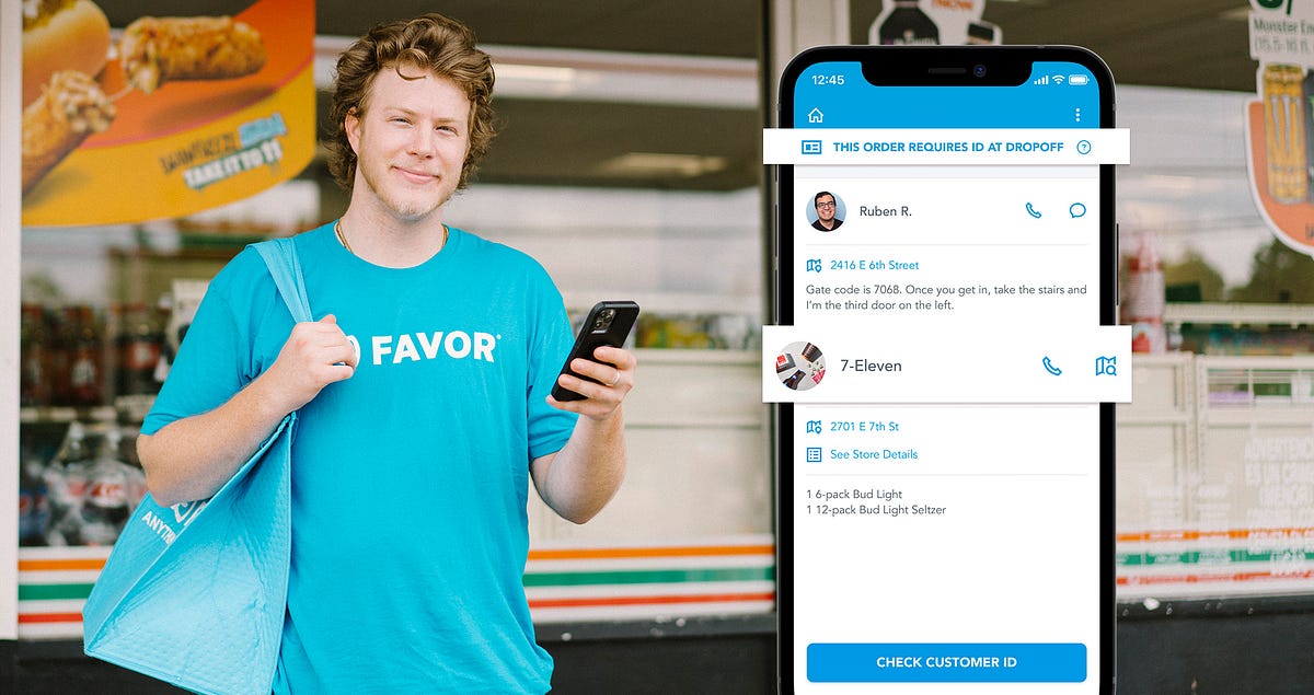 7-Eleven now offering beer and wine delivery | by Favor Delivery | The ...
