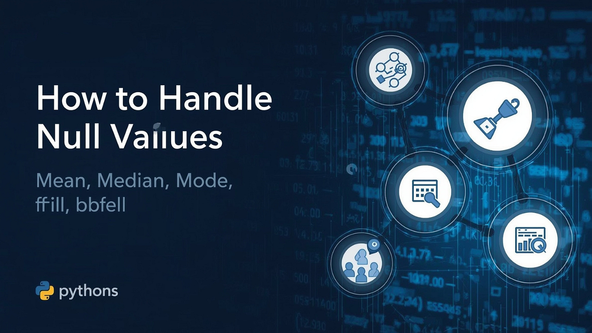 Best way to handle null value — Mean, Median, Mode, ffill, bfill/ Arbitrary Values | by Rohanur ...