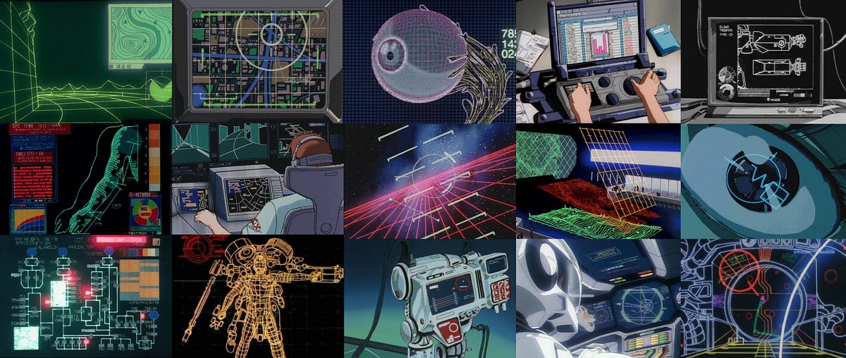 Beautiful Examples of Anime UI. How UI contributed to the narrative ...