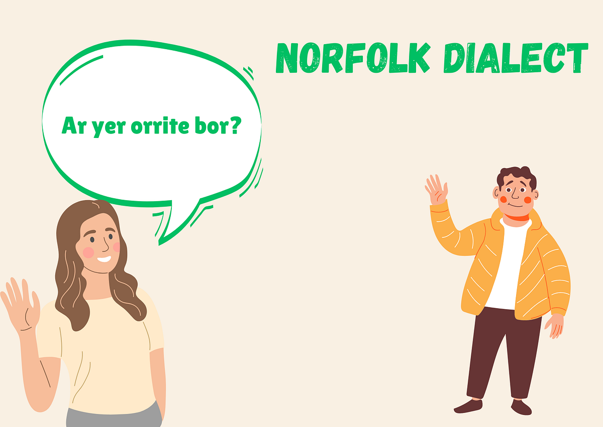 Norfolk Dialect: Ar yer orrite bor? Or more commonly, “Orrite?” Ending ...
