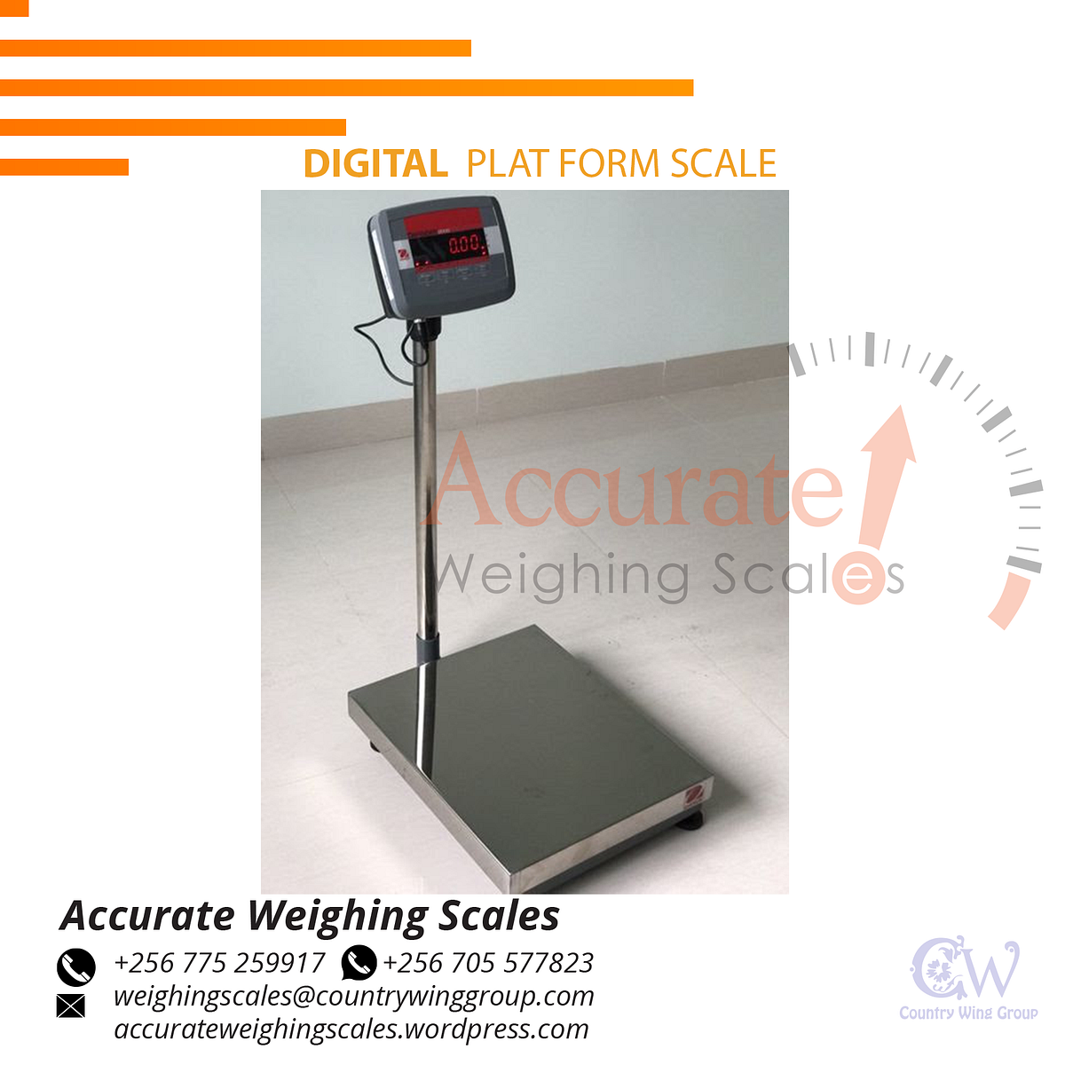 light duty Platform weighing scale with a valid UNBS stamp and a ...