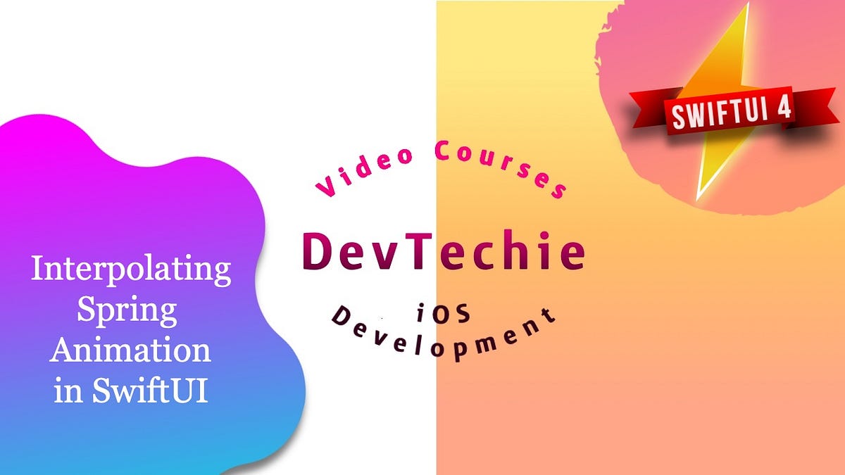 Interpolatingspring Animation In Swiftui By Devtechie Devtechie Medium