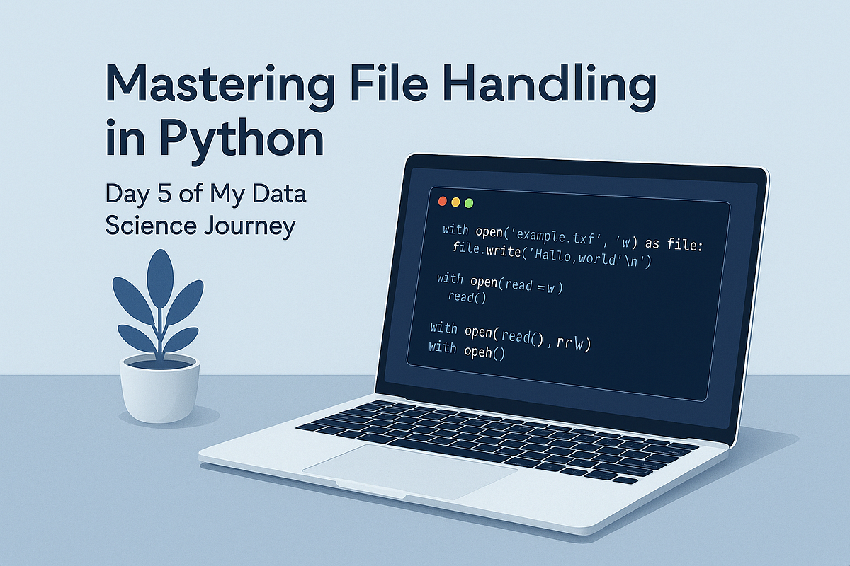 🔓 Mastering File Handling in Python — A Beginner’s Milestone | by PrabhSehgal | Jul, 2025 | Medium
