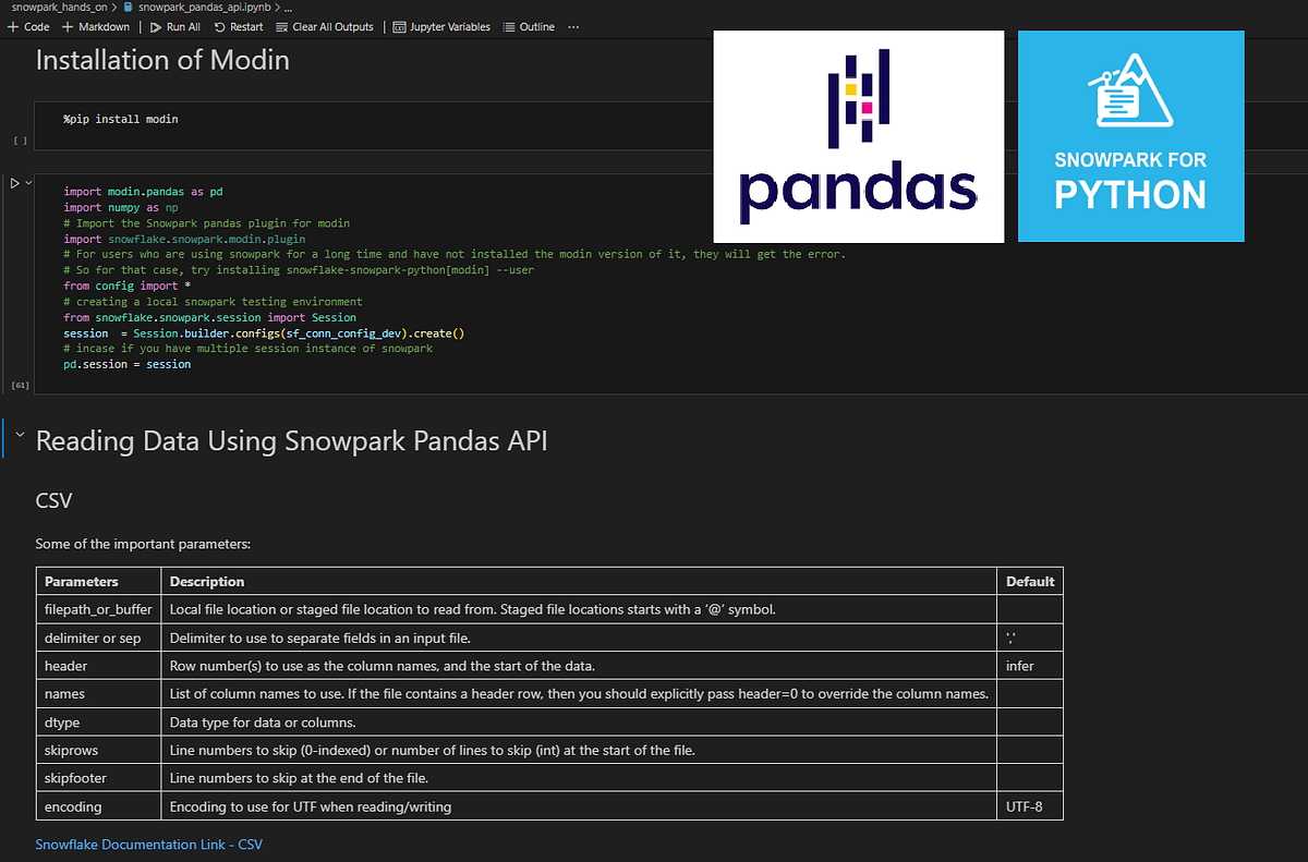 [2025] Improve Your Pandas Workloads Using Snowflake Snowpark Pandas API | by Divyansh Saxena ...