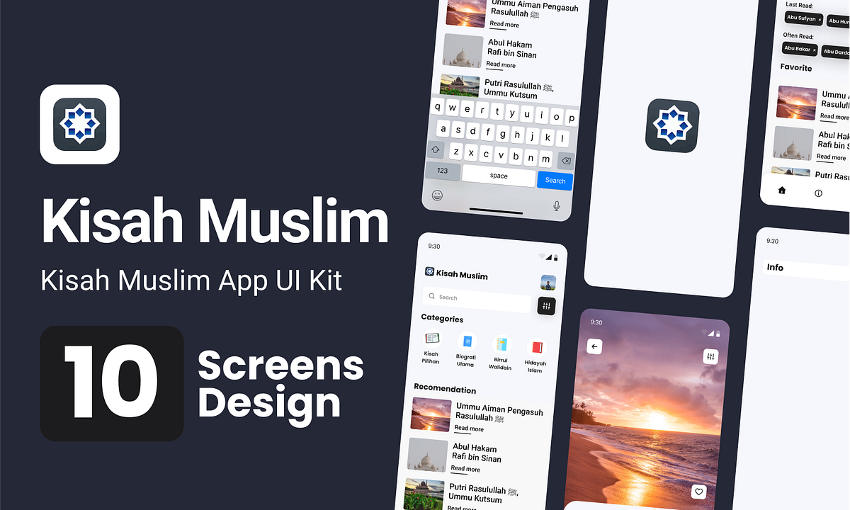 Study Case UI/UX Jendela baru dari aplikasi Kisah Muslim | by Harits25 ...