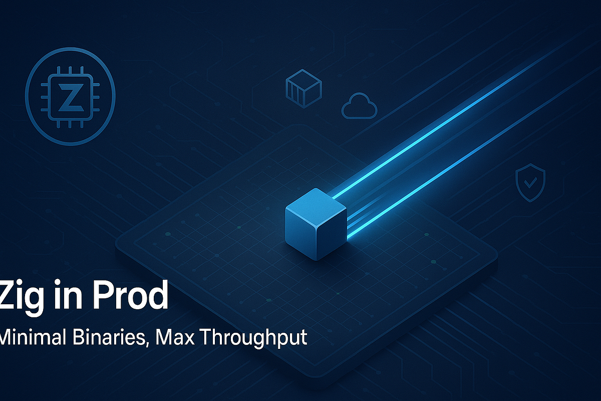 Zig in Prod: Minimal Binaries, Max Throughput | by Hash Block | Sep ...