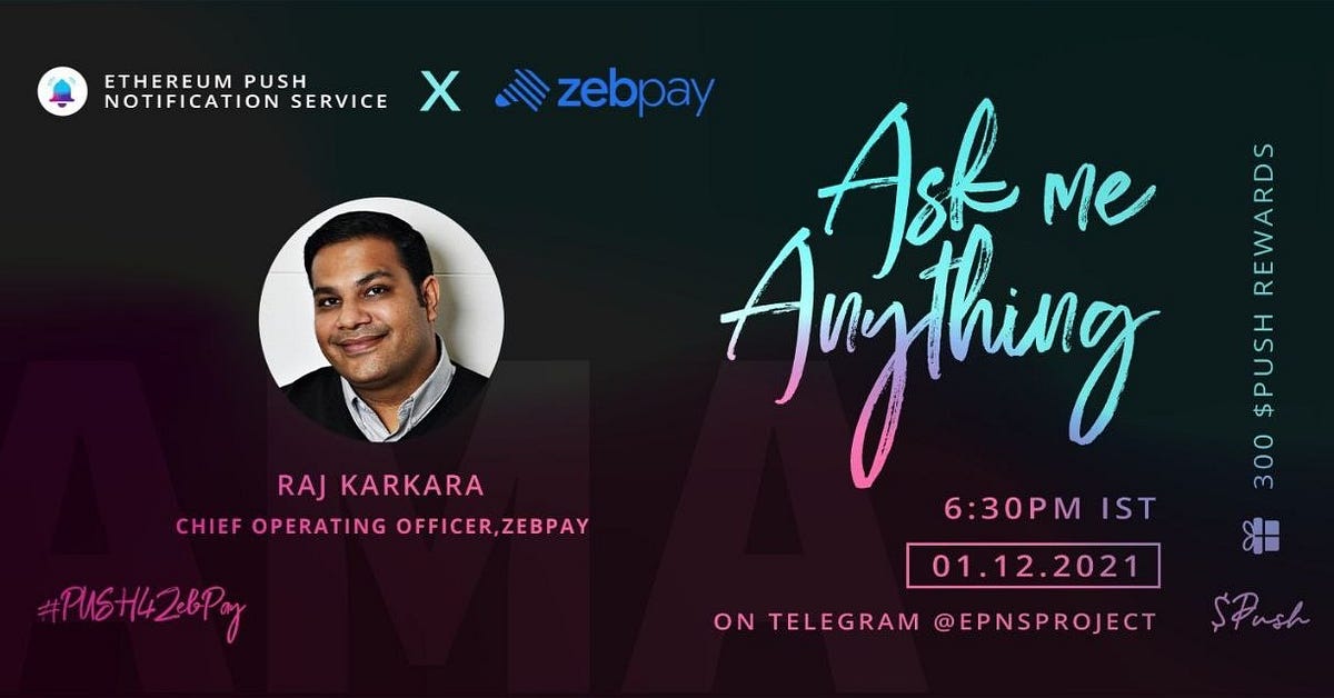 We're excited to announce that we'll be hosting an AMA with Zebpay!💥 ...
