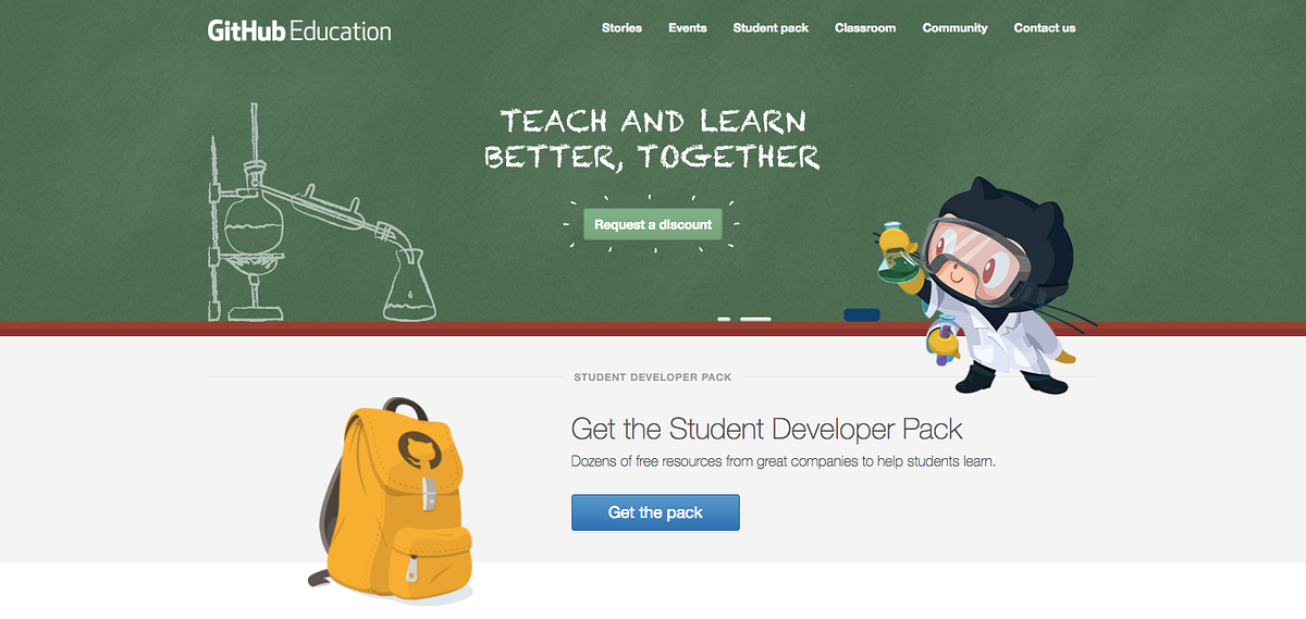 GitHub Education — Get the Student Developer Pack | by Natavit ...