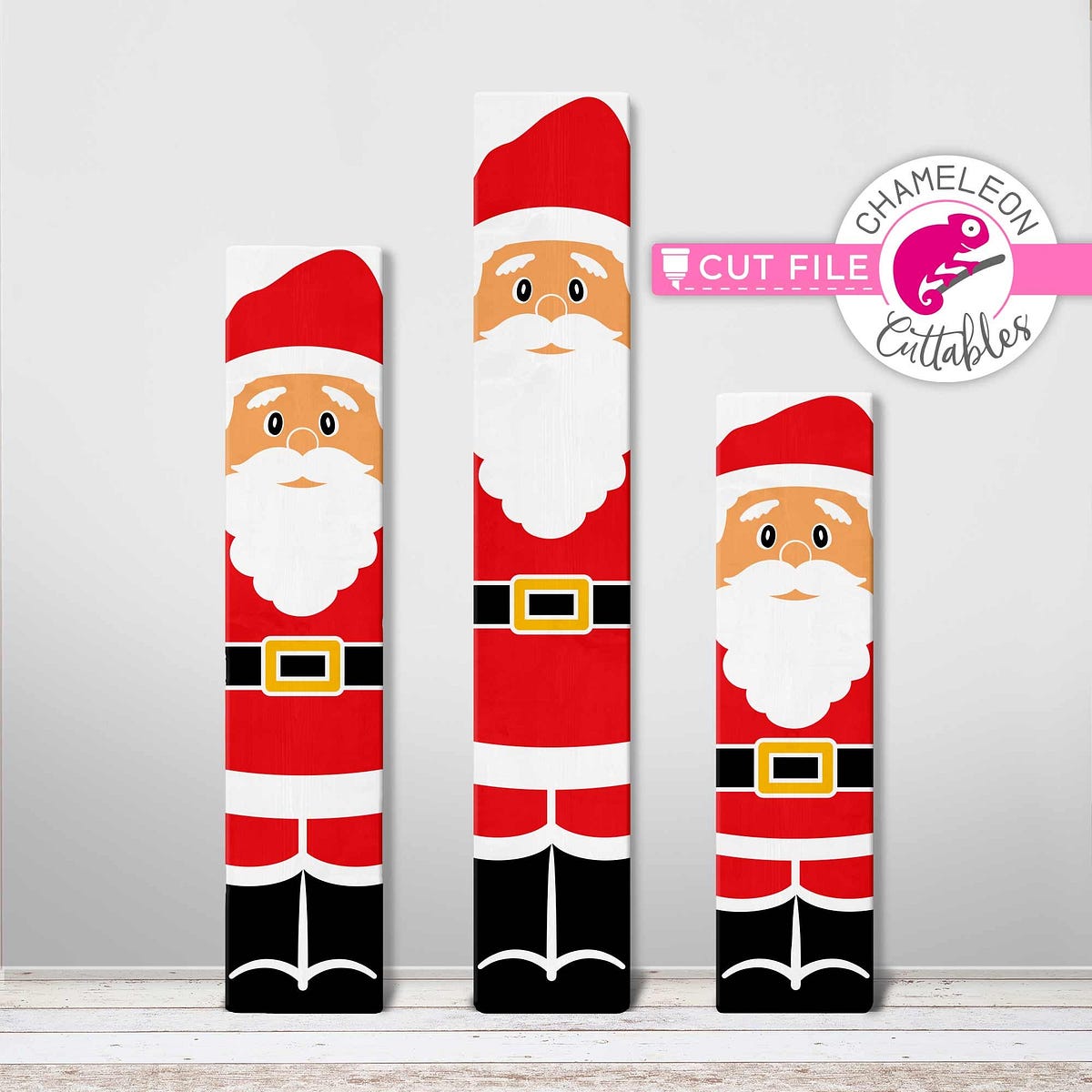 Santa porch sign Christmas SVG, dxf, vertical files for vinyl stencil ...