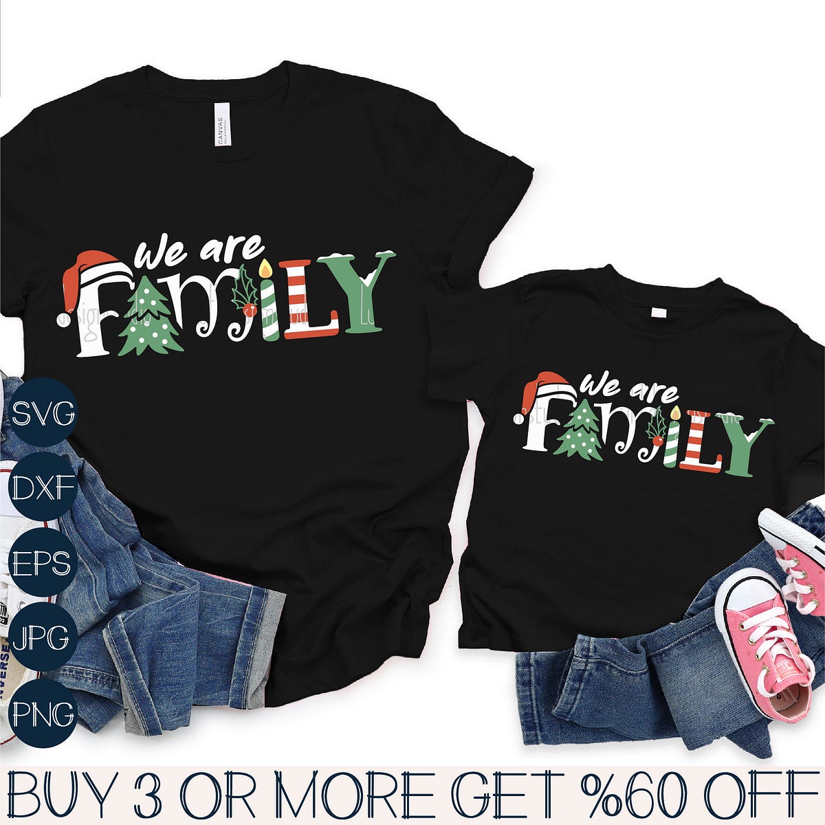 Family Christmas SVG, Christmas Crew SVG, Christmas Squad SVG, Tree Svg ...