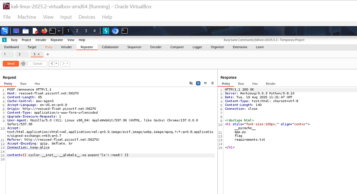 picoCTF 2025 — SSTI (Server-Side Template Injection) Challenge Writeup ...