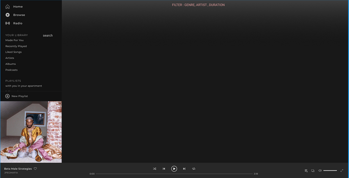 Spotify , A prototype. INTRO : | by Sofien Hafdhi | Medium