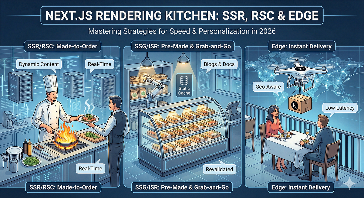 The Next.js Rendering Cheat Sheet: Mastering PPR, SSR, RSC & Edge in ...