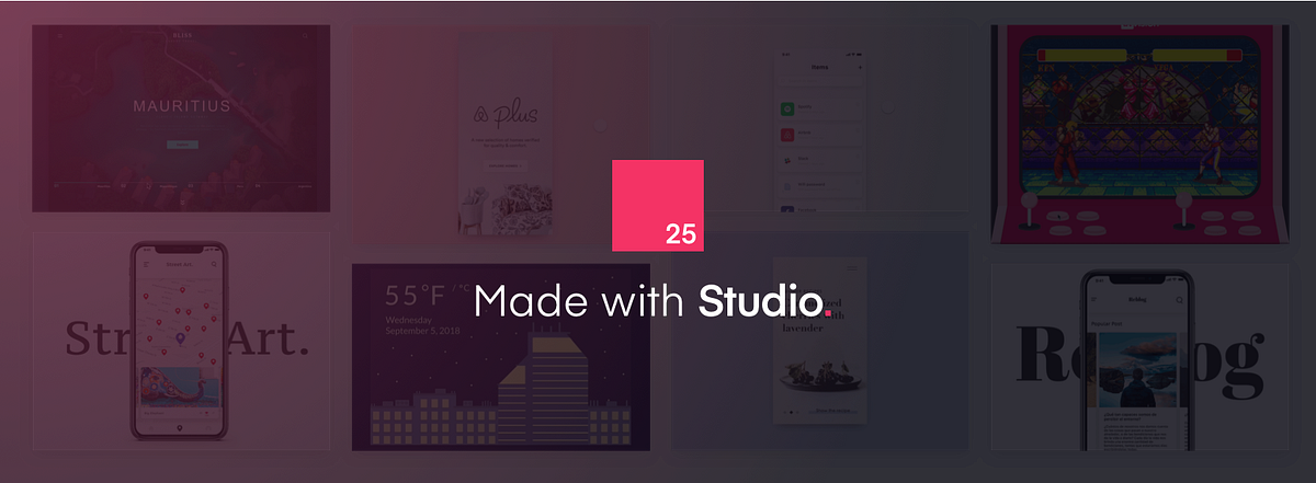 Made with Studio #25. An inspiration gallery from the… | by Muzli ...
