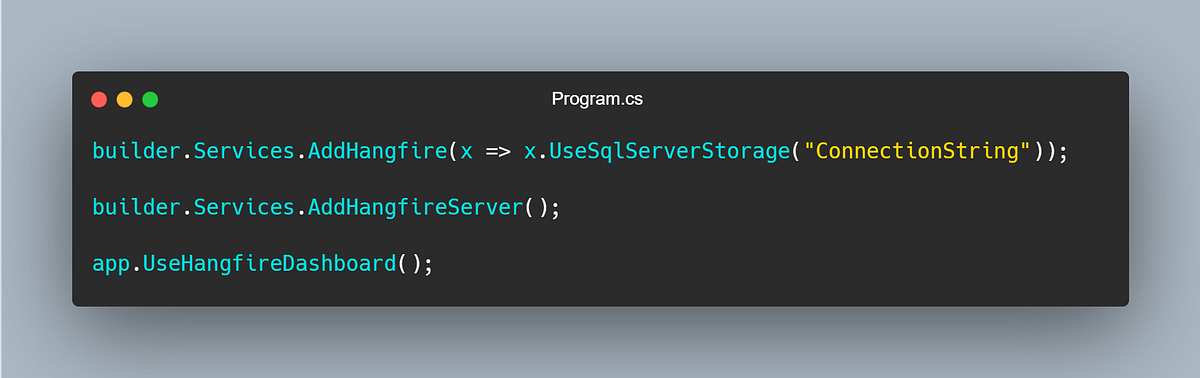 Pro EP 14 : Hangfire in .NET. 💡 𝐇𝐚𝐧𝐠𝐟𝐢𝐫𝐞 𝐢𝐧.𝐍𝐄𝐓 Hang… | by Muhammad Waseem | Become .NET Pro ...