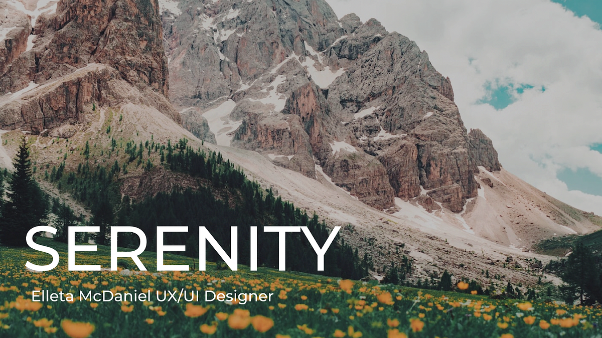Serenity a Stress Management App. Ironhack Project Case Study by Elleta ...