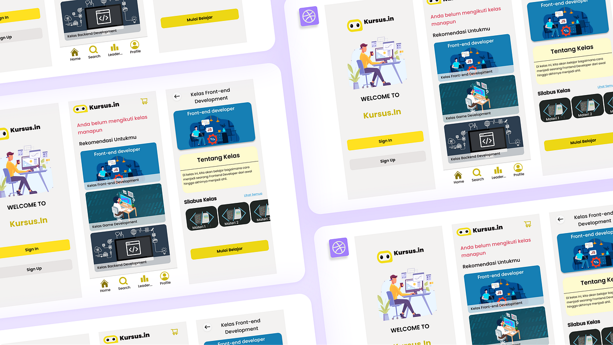 UX Case Study : Kursus.in — Online Learning Platform | by Karvin Halim ...