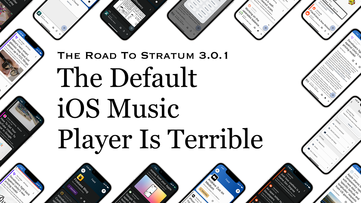 The Default iOS Music Player Is Terrible | by Andrew Zuo | Medium