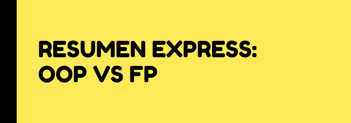 Programación Orientada a Objetos vs Programación Funcional ⚔️ | by ...