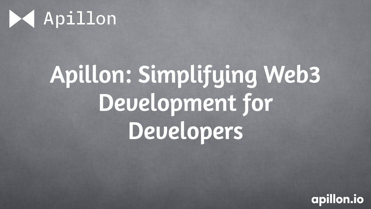 Apillon: Simplifying Web3 Development for Developers | by Jakarta | Medium