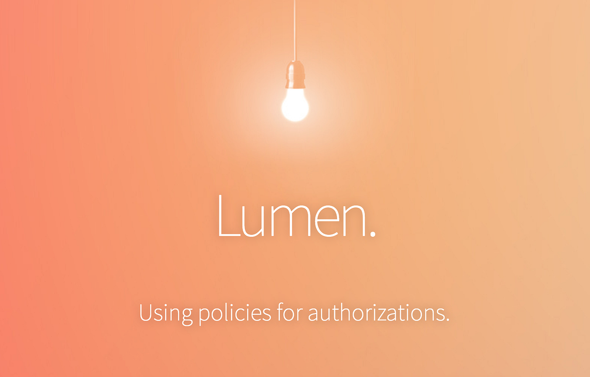 PHP Lumen Authorization. Hello World! Mari ita lanjutkan… | by Alfian Pratama | Medium