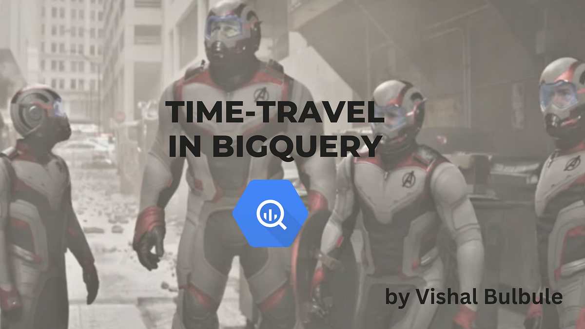 Restore deleted data from BigQuery using time travel feature🚀⏰ | by ... Restore deleted data from BigQuery using time travel feature🚀⏰ | by ...
