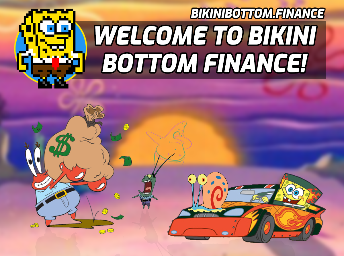 Welcome To Bikini Bottom Sign Spongebob