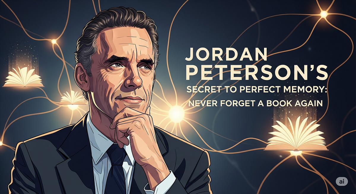 Jordan Peterson’s Secret to Perfect Memory: Never Forget a Book Again. | by A.Rehman | Write A ...