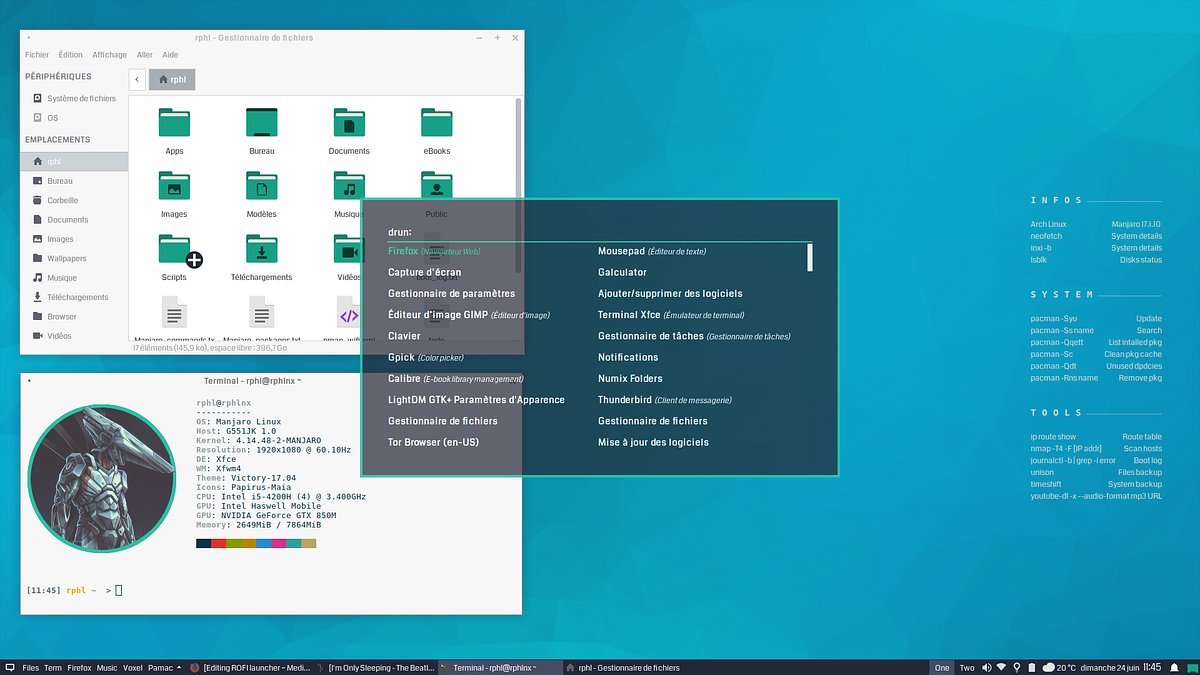 Linux launcher: ROFI. Rofi is a full features Linux textual… | by Rphlm ...