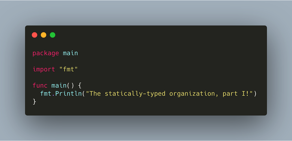 The statically-typed organization, part I | by Rotem Tamir | The ...