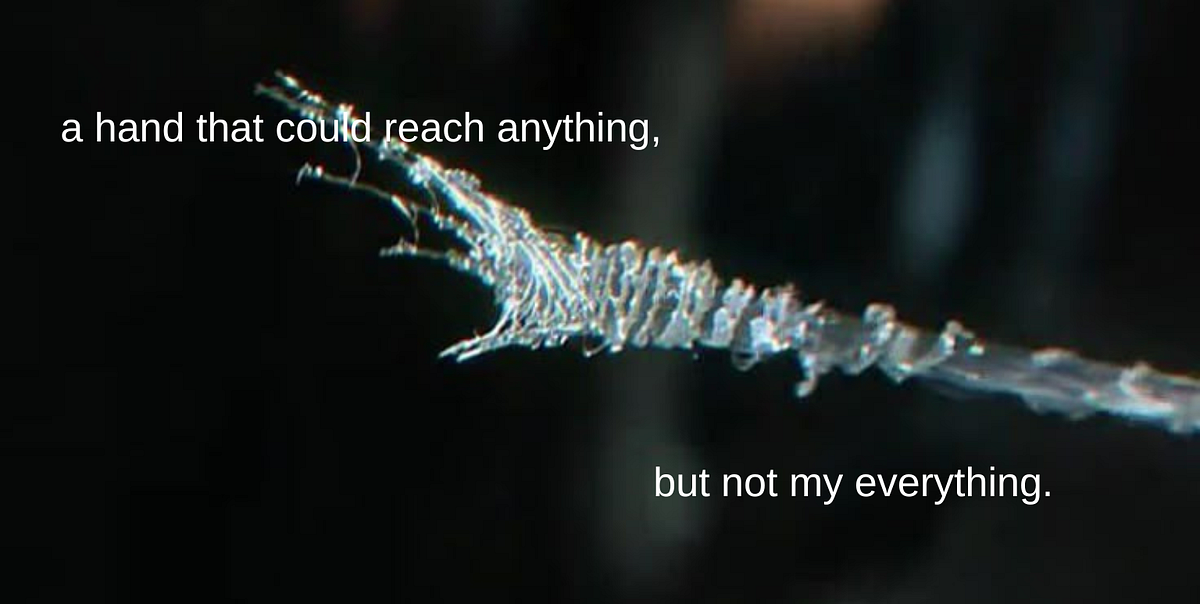a hand that could reach anything but not my everything | by sereignn ...