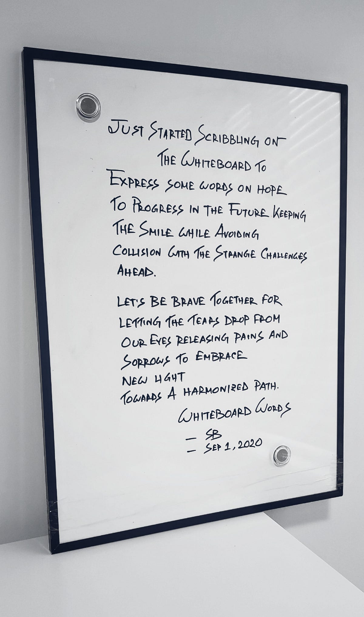 Whiteboard Words. After a small incident | by Suntonu Bhadra | Paper ...